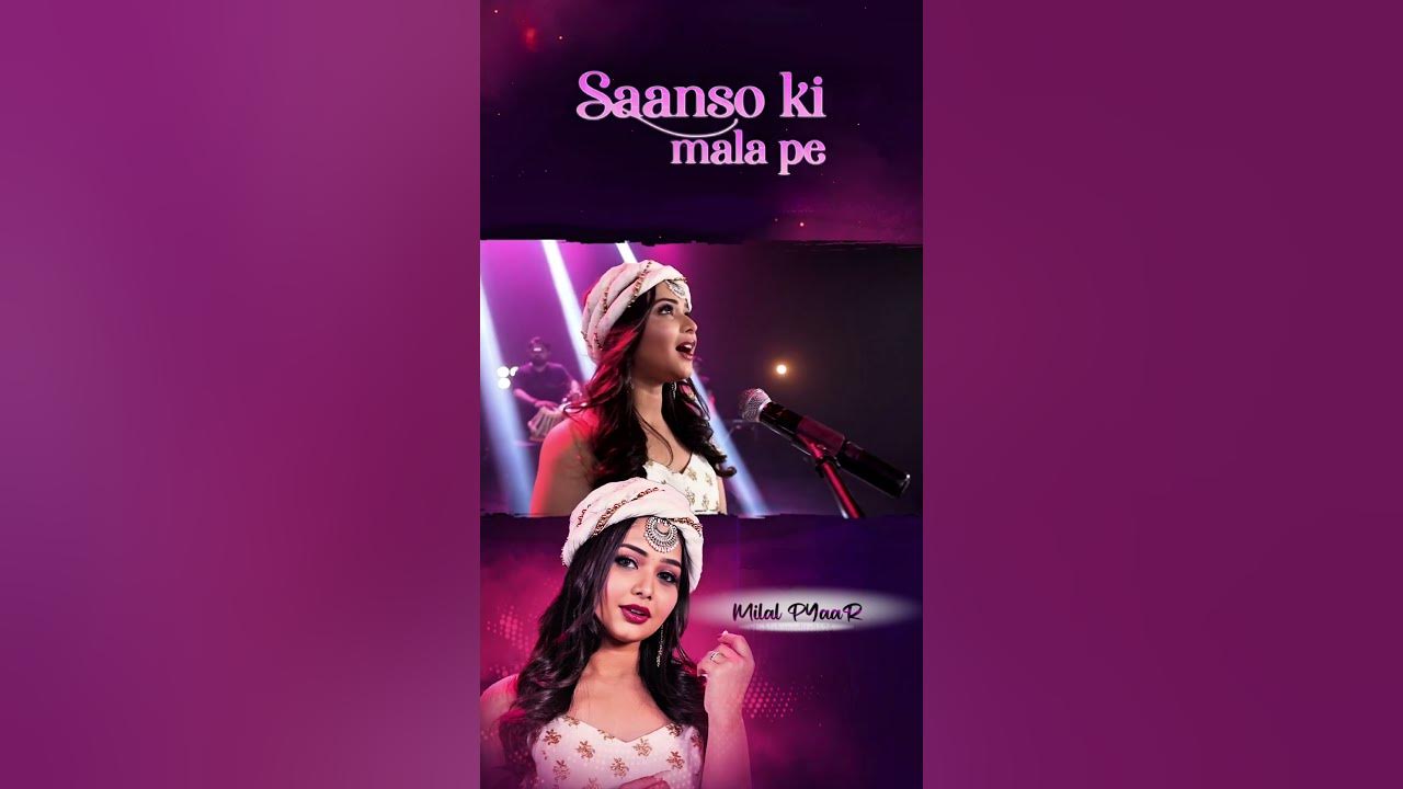 Saanson Ki Mala Pe Simrun Main P Ka Naam |Sneha Upadhyay Song Lyrics Status #sneha_upadhyay ...