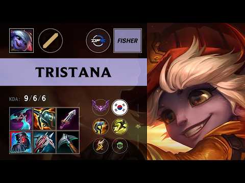 (DFM Fisher) Tristana Mid vs LeBlanc - KR Master Patch 26.13