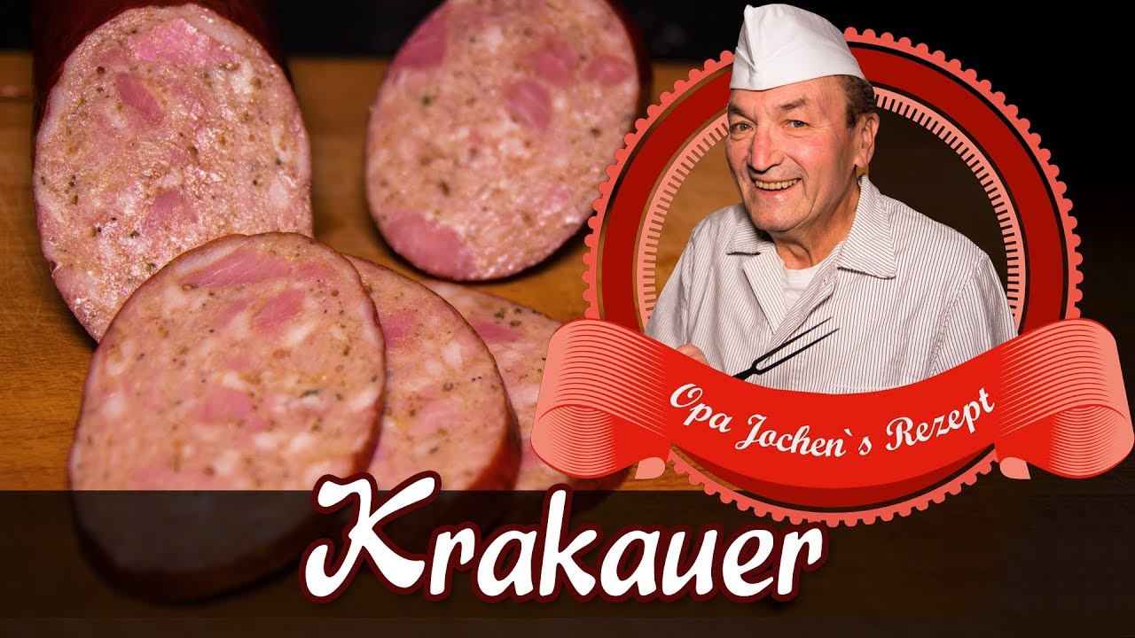 Krakauer selber machen - Wurst selber herstellen - Opa Jochen´s Rezept ...