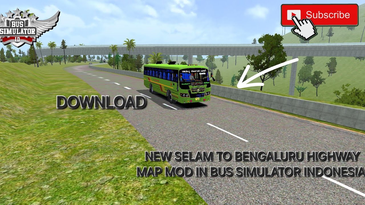 New Selam to Bengaluru Highway Map Mod For Bus Simulator Indonesia ️💛 ️ ...