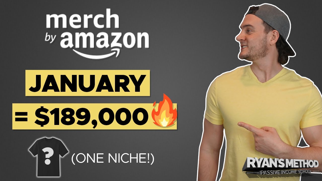 WHOA! Amazon Merch Sales = $189K in January (REMEMBER THIS NICHE ...