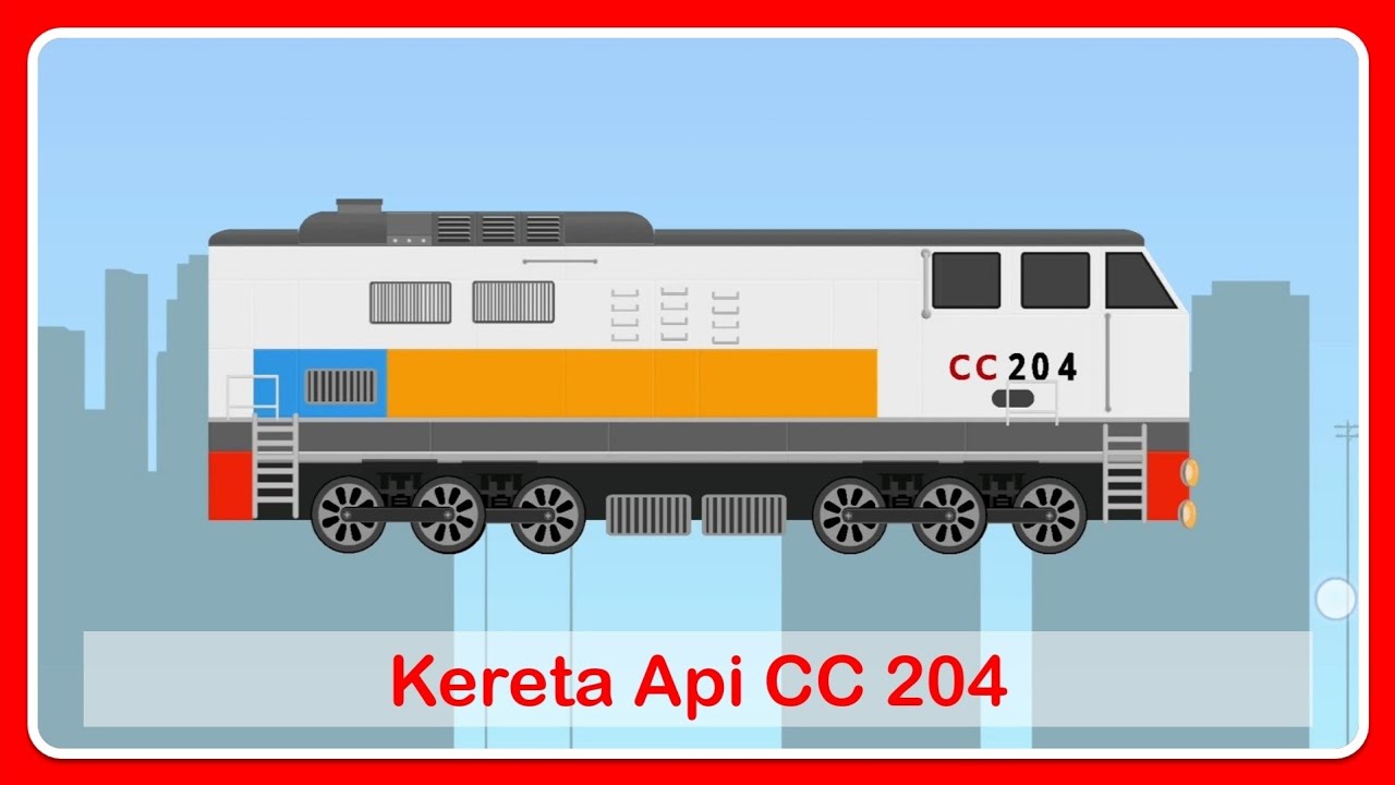 🚂🇮🇩 LABO BRICK TRAIN, MEMBANGUN MAINAN KERETA API CC204 🚂🚃 - YouTube
