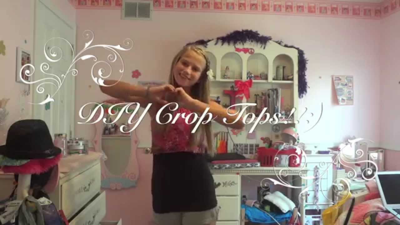 DIY Crop Top!!:) - YouTube