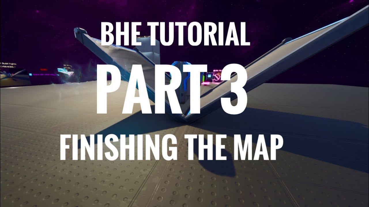 Fortnite tutorial -How to build bhe 1v1 Map-Part 3 finishing the Map ...