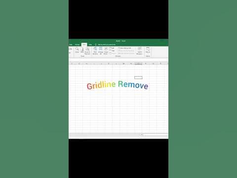 Ms Excel Gridline Remove Shortcut key #shortcuts #tranding #viral #excel #video - YouTube