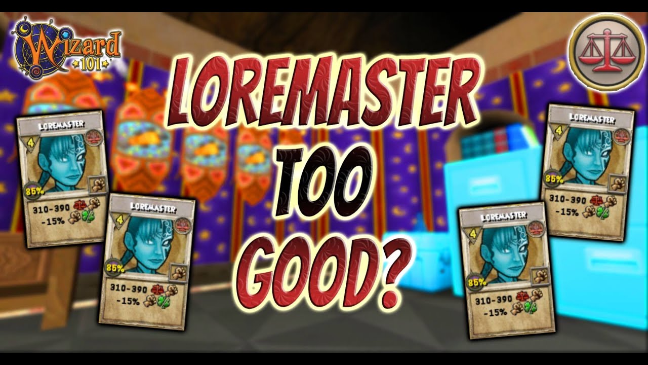 Wizard101: Max Balance PvP (150) Is Loremaster TOO Good?! - YouTube