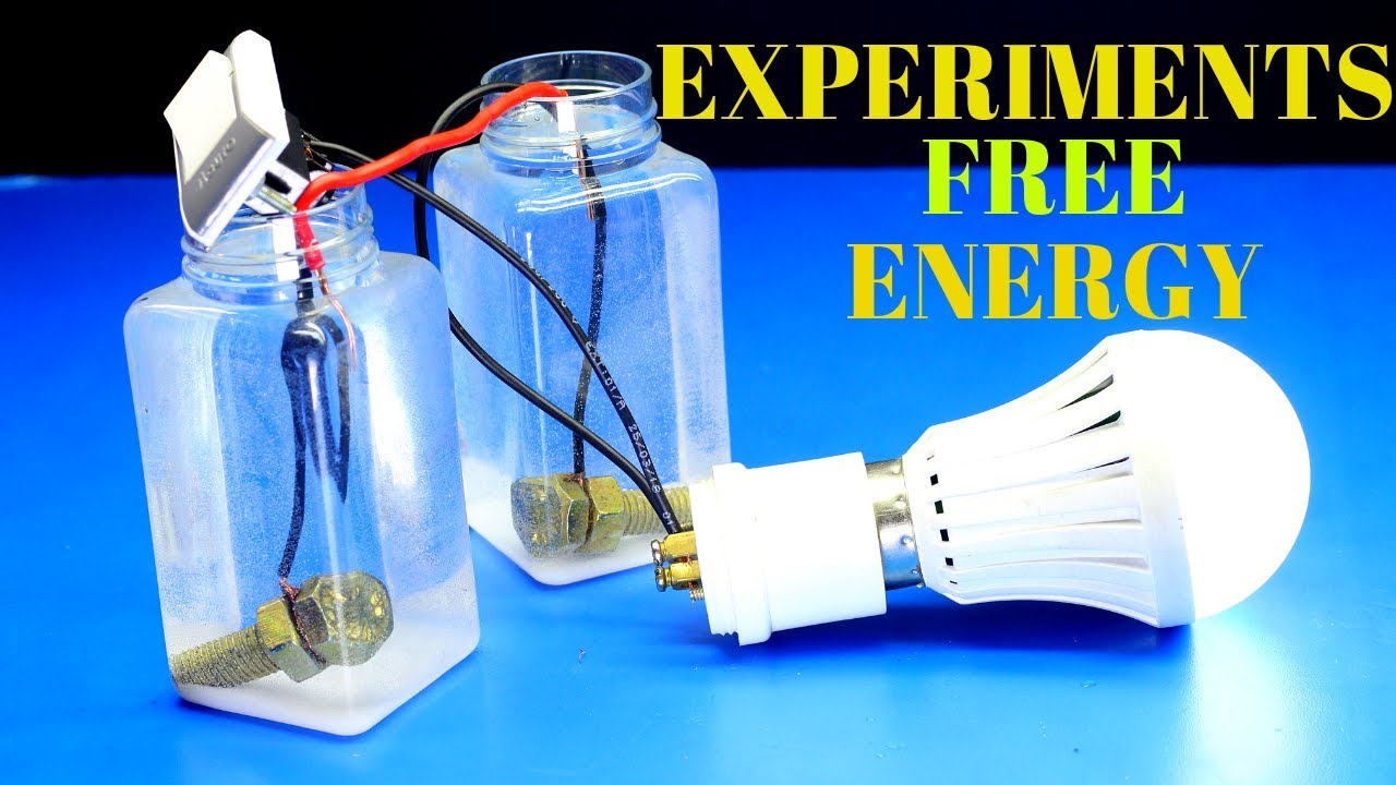 Experiments || Free Energy Experiments Using Salt Water And Iron - New ...