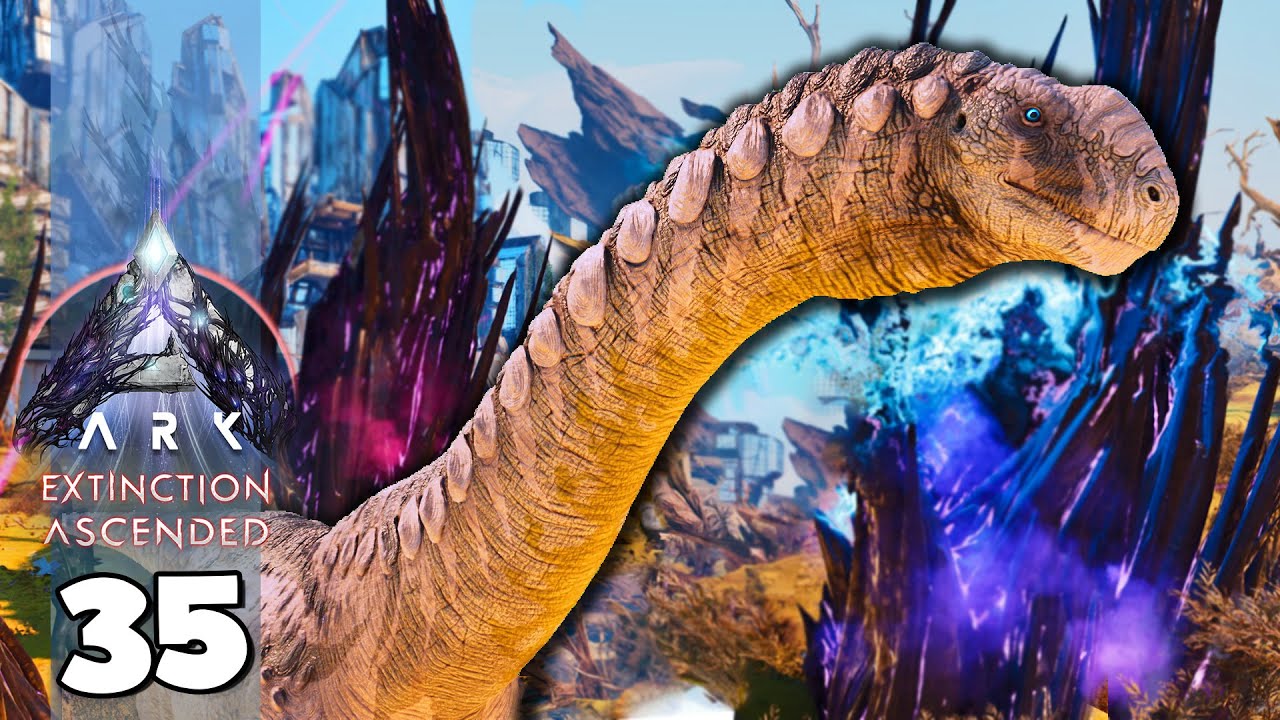 DOMANDO PELA PRIMEIRA VEZ O GIGANTESCO DREADNOUGHTUS!!! ARK: Extinction ...