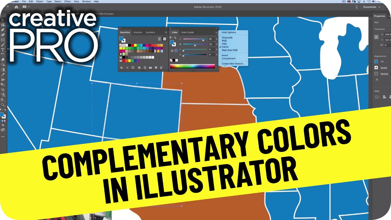 Quick Complementary Colors in Illustrator ft. Mark Heaps // CreativePro ...