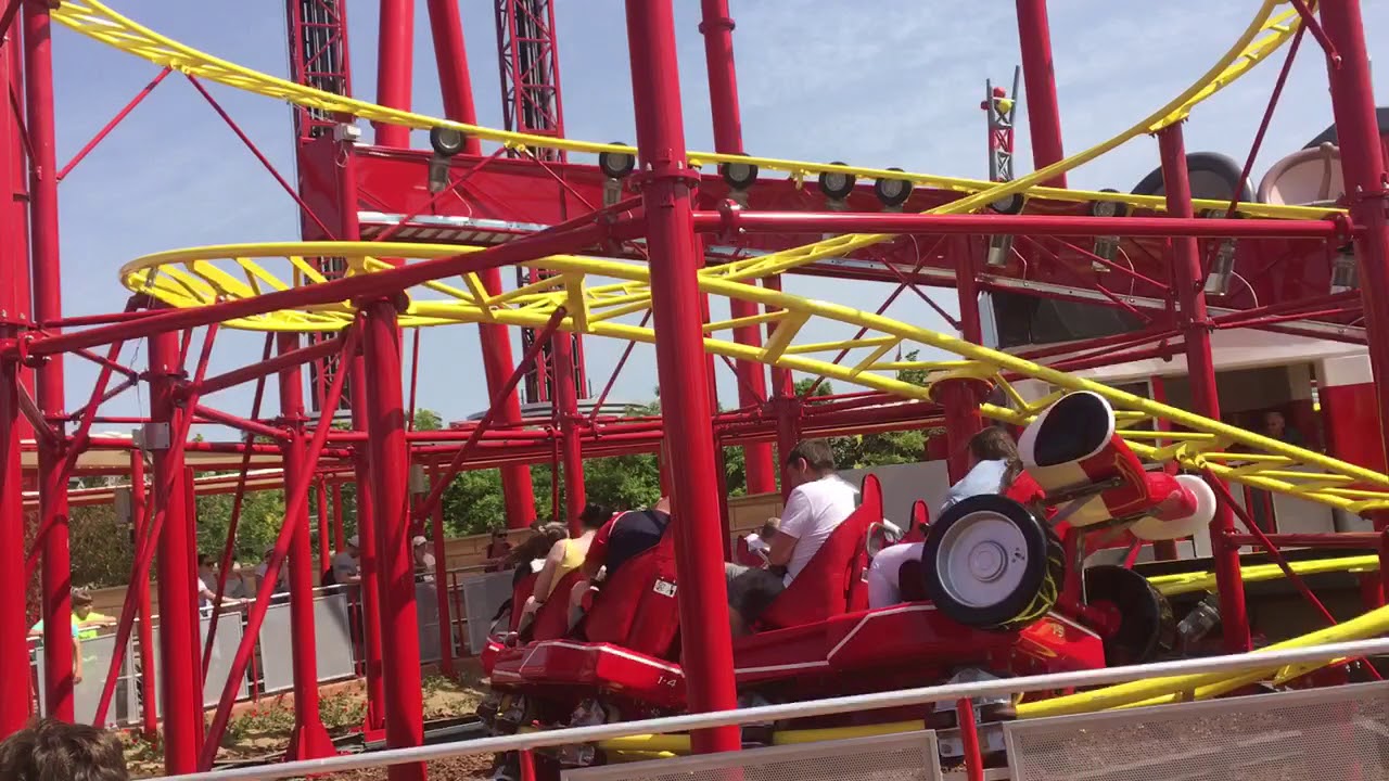 Esme and Dalia on Junior Red Force Ferrariland Port Aventura 2018. - YouTube