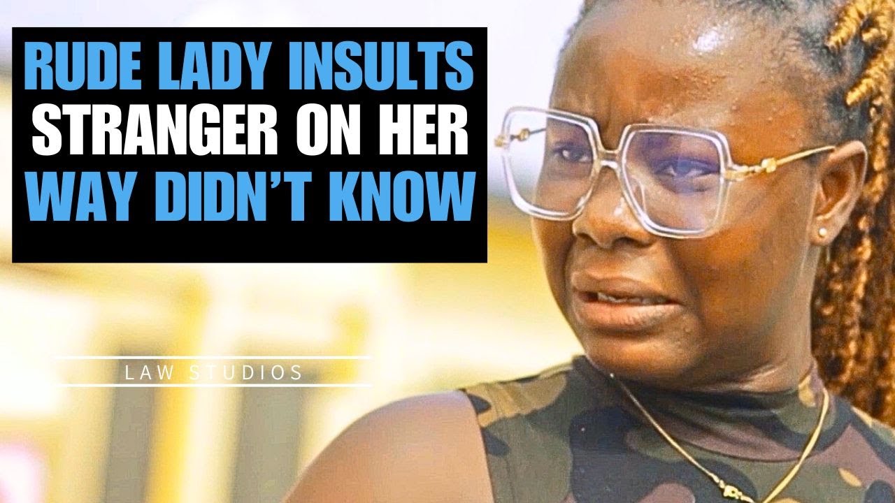 RUDE LADY INSULTS AND MISHANDLES STRANGER ON HER WAY DIDN'T KNOW ...