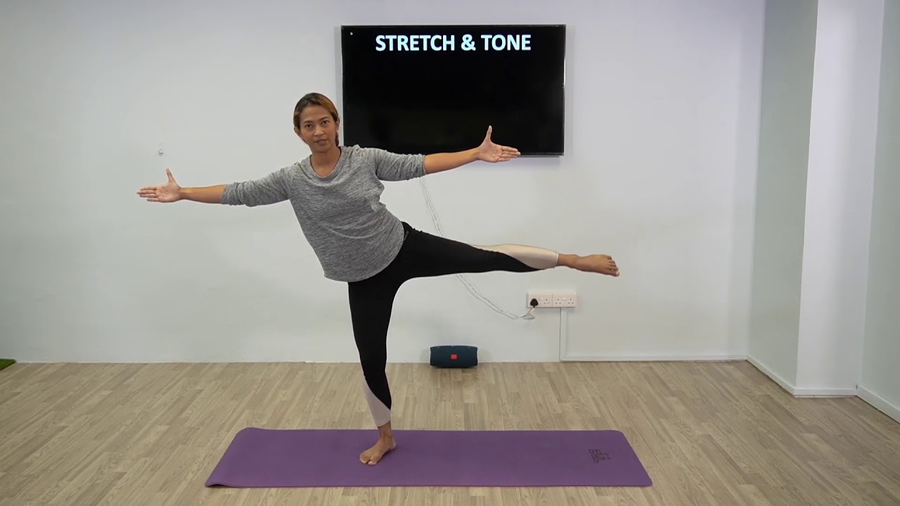 Stretch & Tone with Coach Zhywee [by Our Tampines Hub] - YouTube