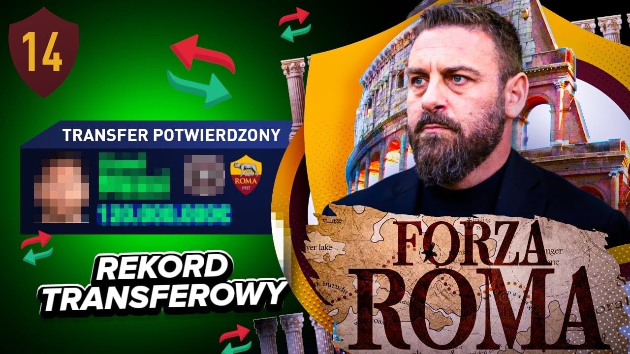 PĘKŁ REKORD TRANSFEROWY! [#14/S2] Forza Roma - YouTube