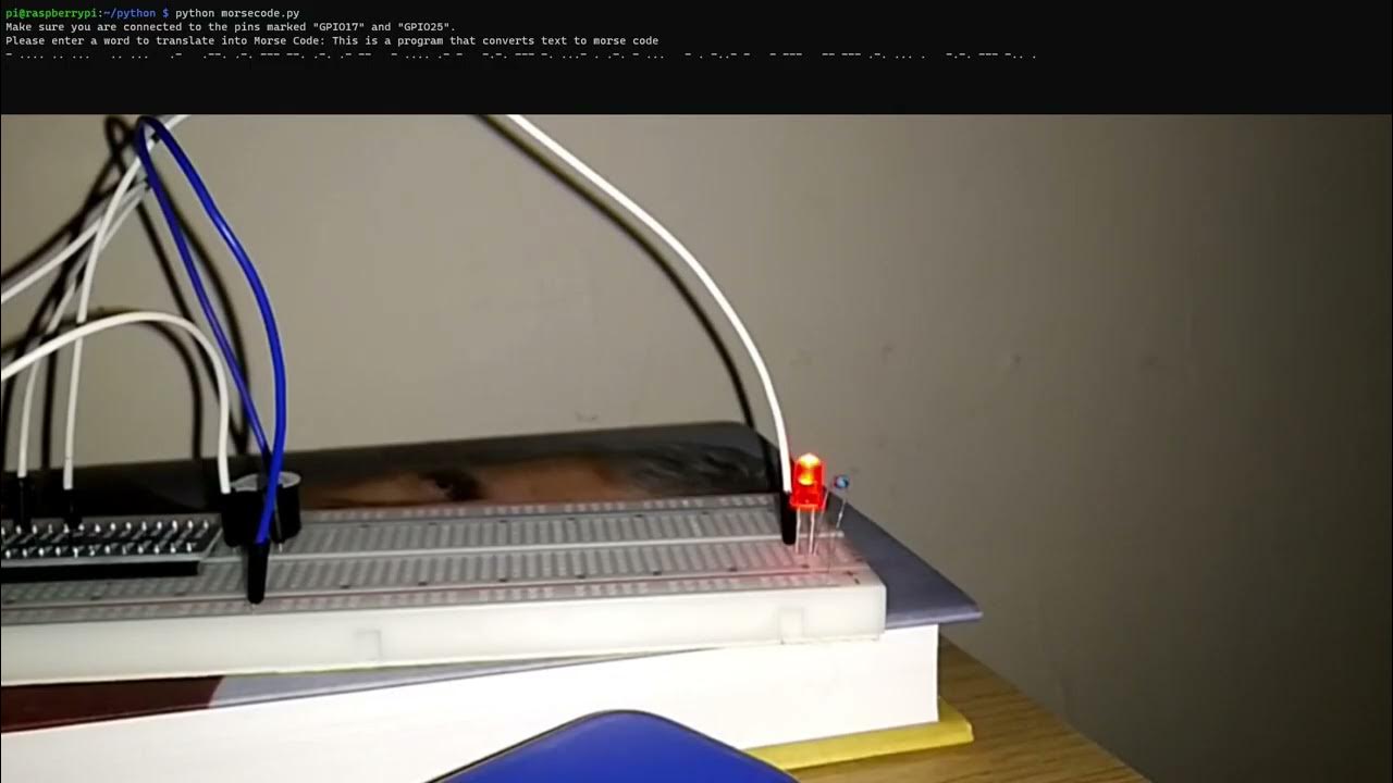 Raspberry Pi - Morse Code Buzzer - YouTube