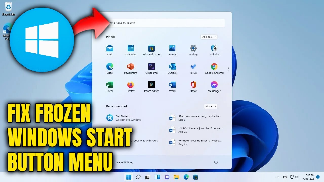 🔧 How To Fix a Frozen Windows Start Button (100% Working Solutions ...