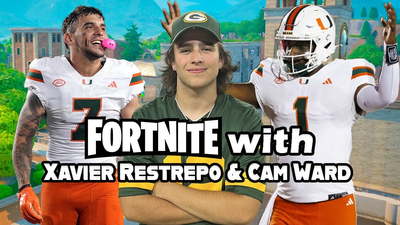 I Played Fortnite With Cam Ward! - YouTube