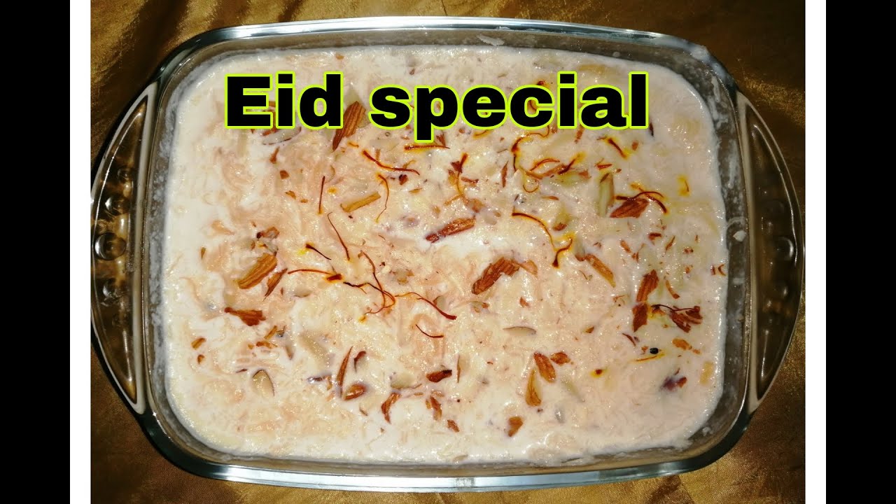 رمضان اسپیشل#26 Eid sweet recipe.Phaniyaa. Safrani phaniya. Special on ...