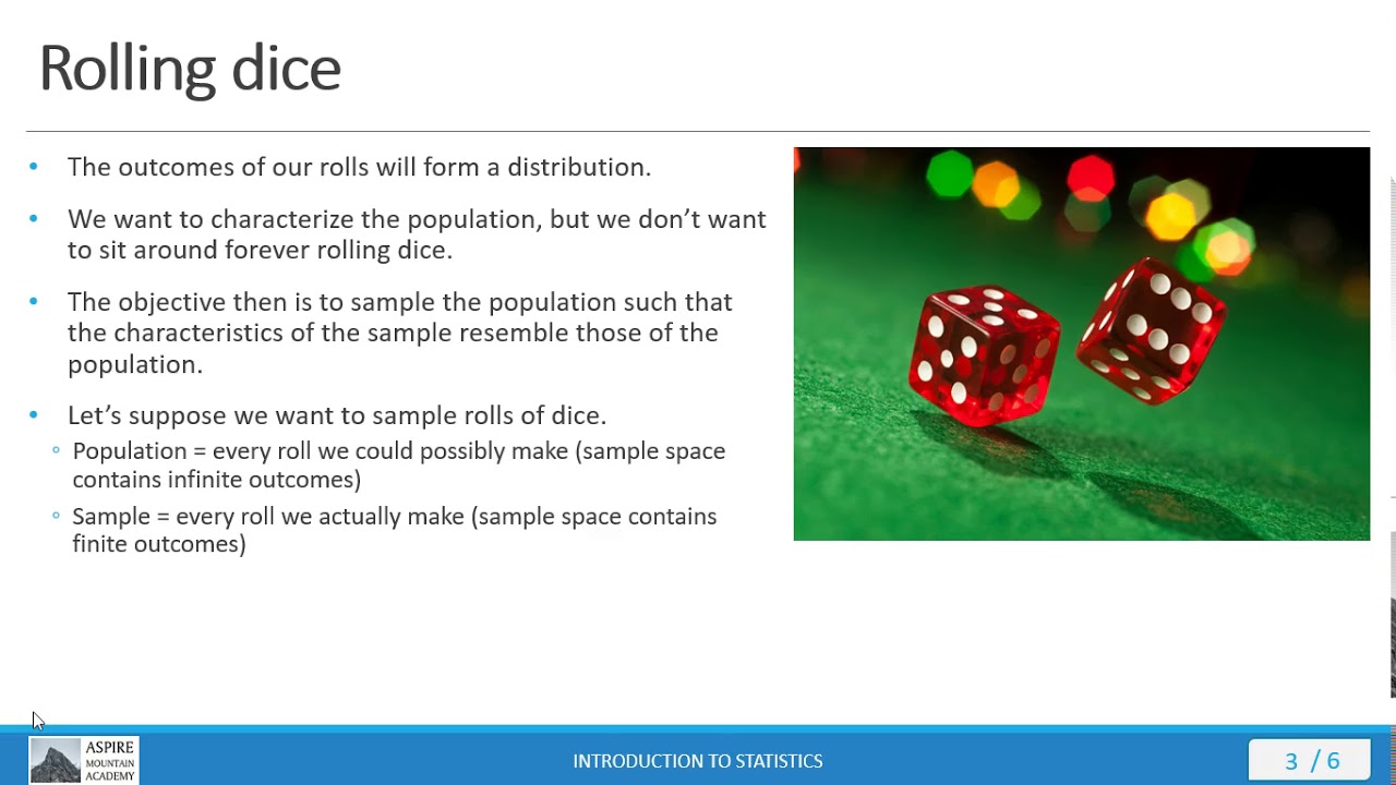 Stat 101 Lecture 6.3.1 - YouTube