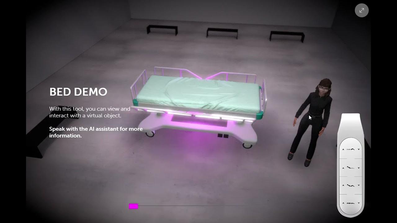 Interactive Three.js Demo with Azure Open AI - YouTube