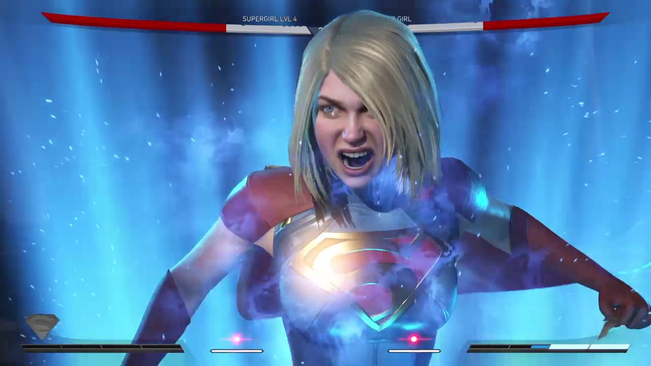 Injustice 2 Supergirl Vs Powergirl Youtube