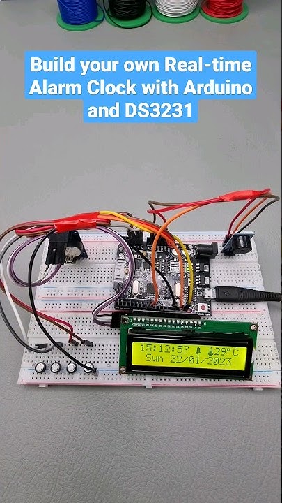 DIY Real-time Alarm Clock with Arduino DS3231 Module ⏰🪛😲 #diy #clock #arduino #electronic #howto ...
