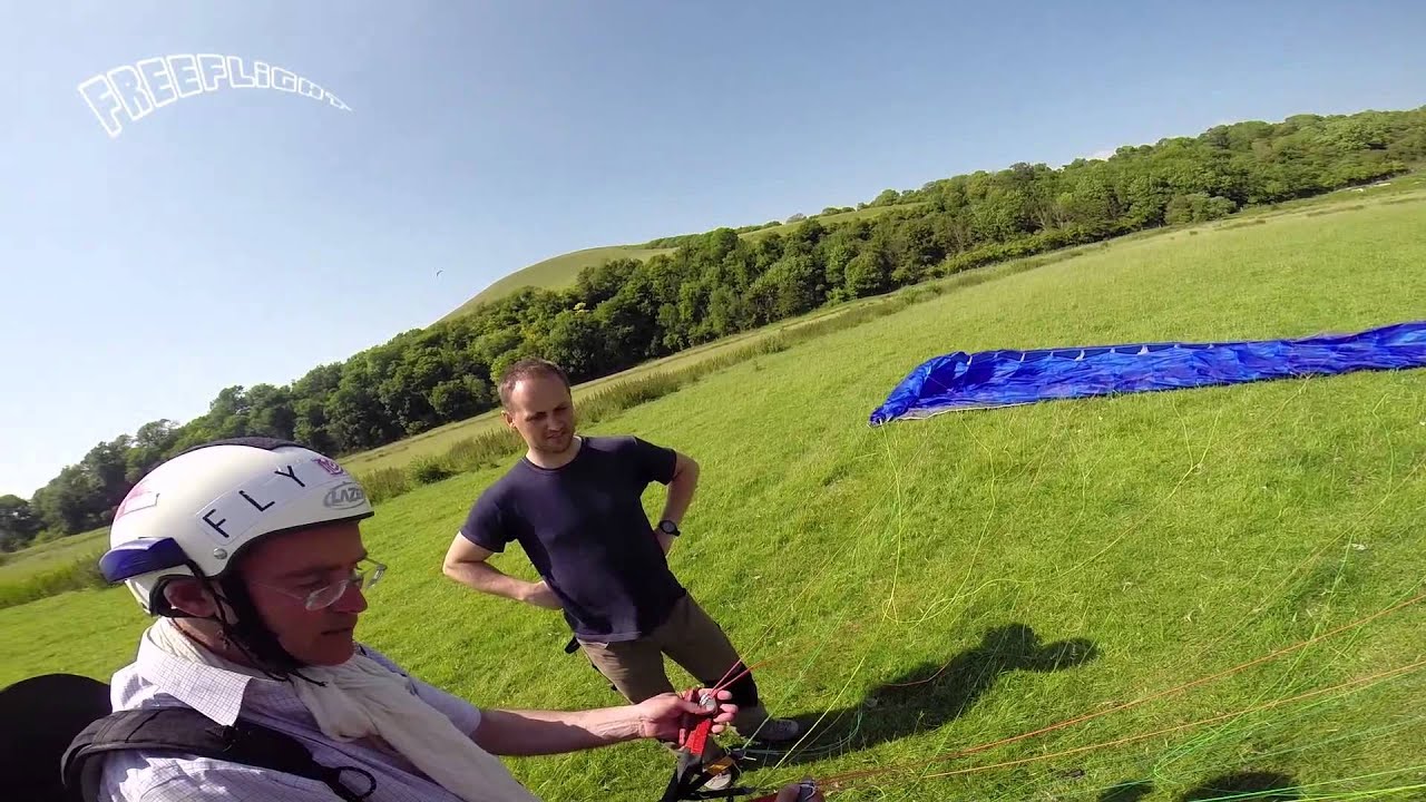 Paragliding Master Class in Ground Handling a Paraglider - YouTube