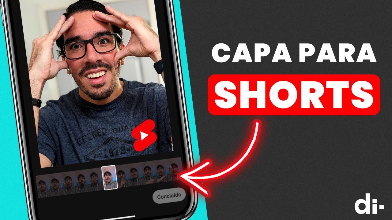 Como escolher capa para Youtube Shorts - YouTube