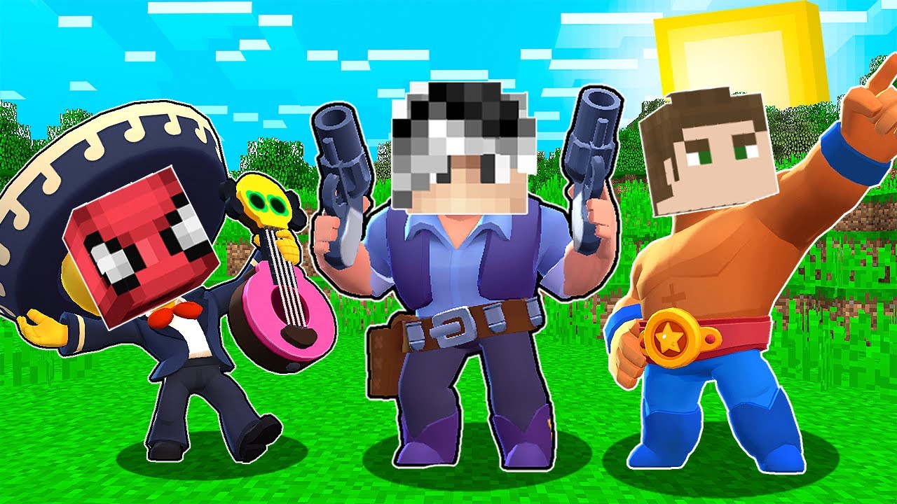 BRAWL STARS KARAKTERLERİNE DÖNÜŞTÜK! 😱 - Minecraft - YouTube