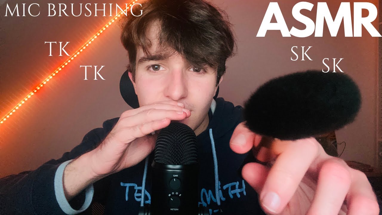 ASMR FR : Mic brushing et sk sk, tk tk - YouTube