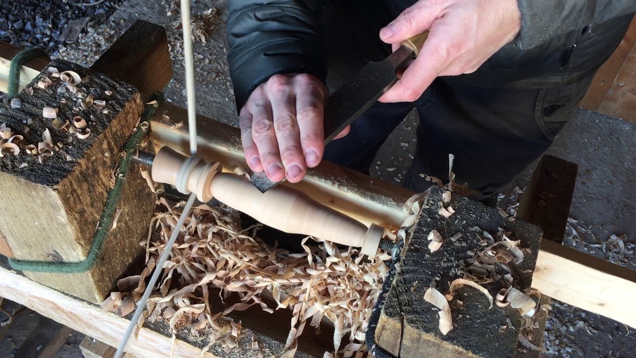 Turning an Awl handle. - YouTube