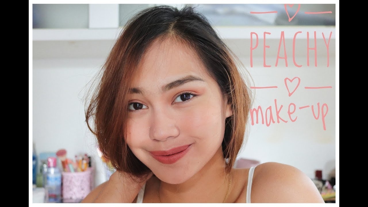 Peachy Makeup Tutorial (Daw) | Justine Marie - YouTube