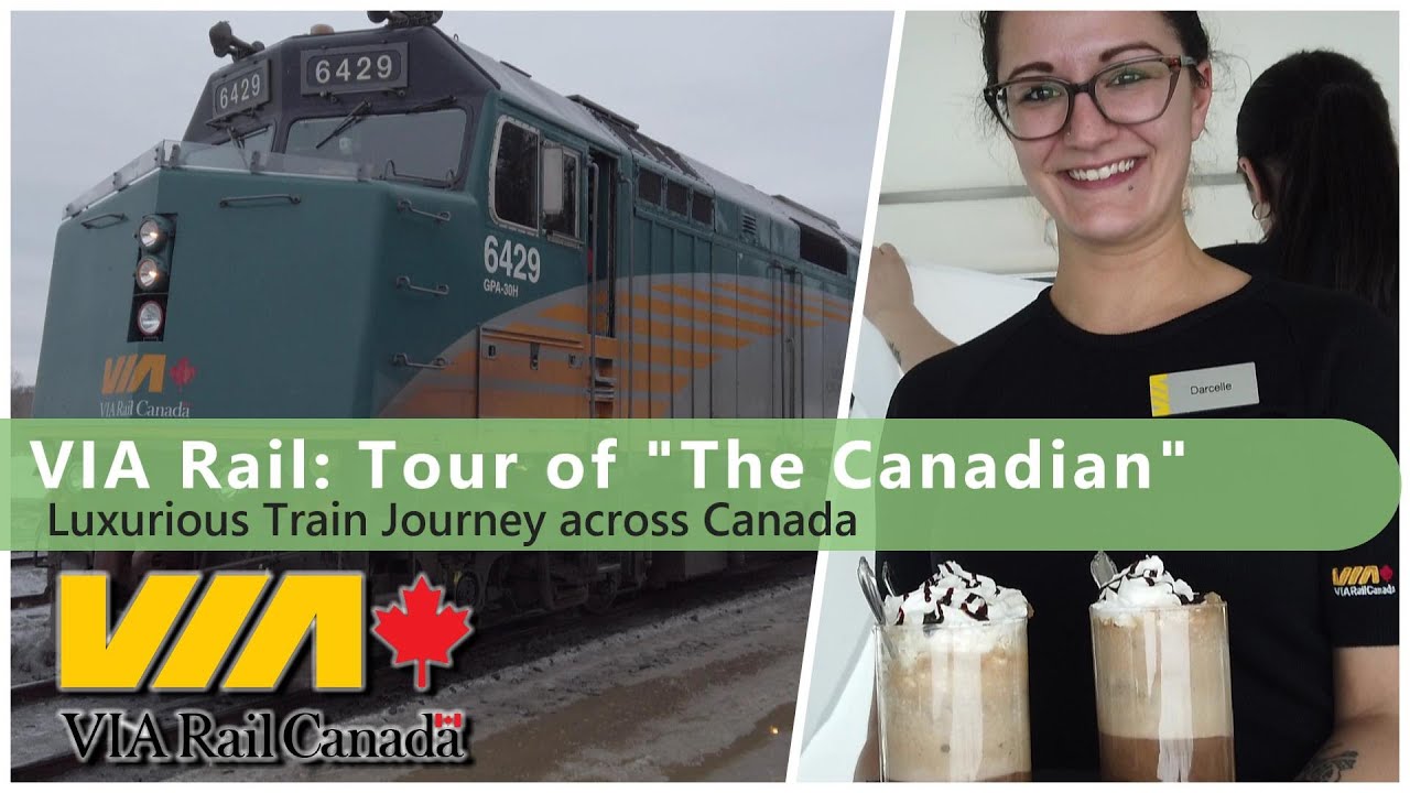Tour of "The Canadian" on VIA Rail - Canada By Train - YouTube