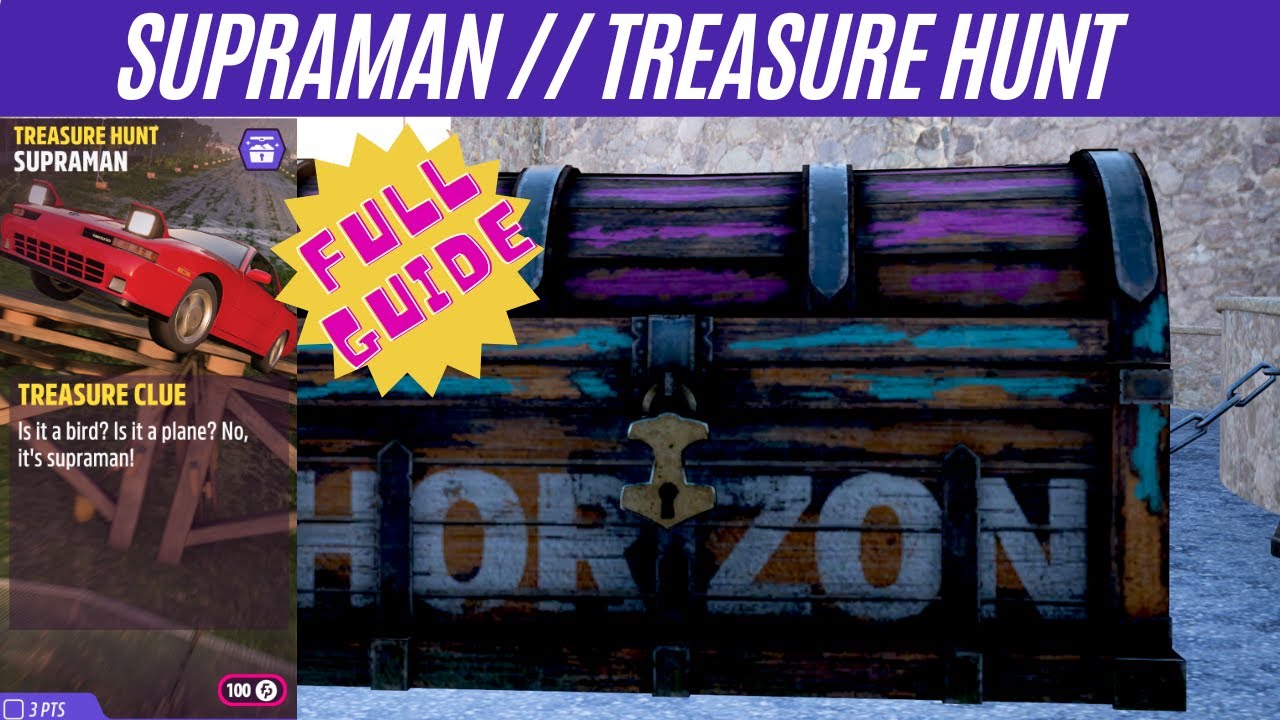 Forza Horizon 5 - Treasure Hunt: "Supraman" - FULL GUIDE - YouTube