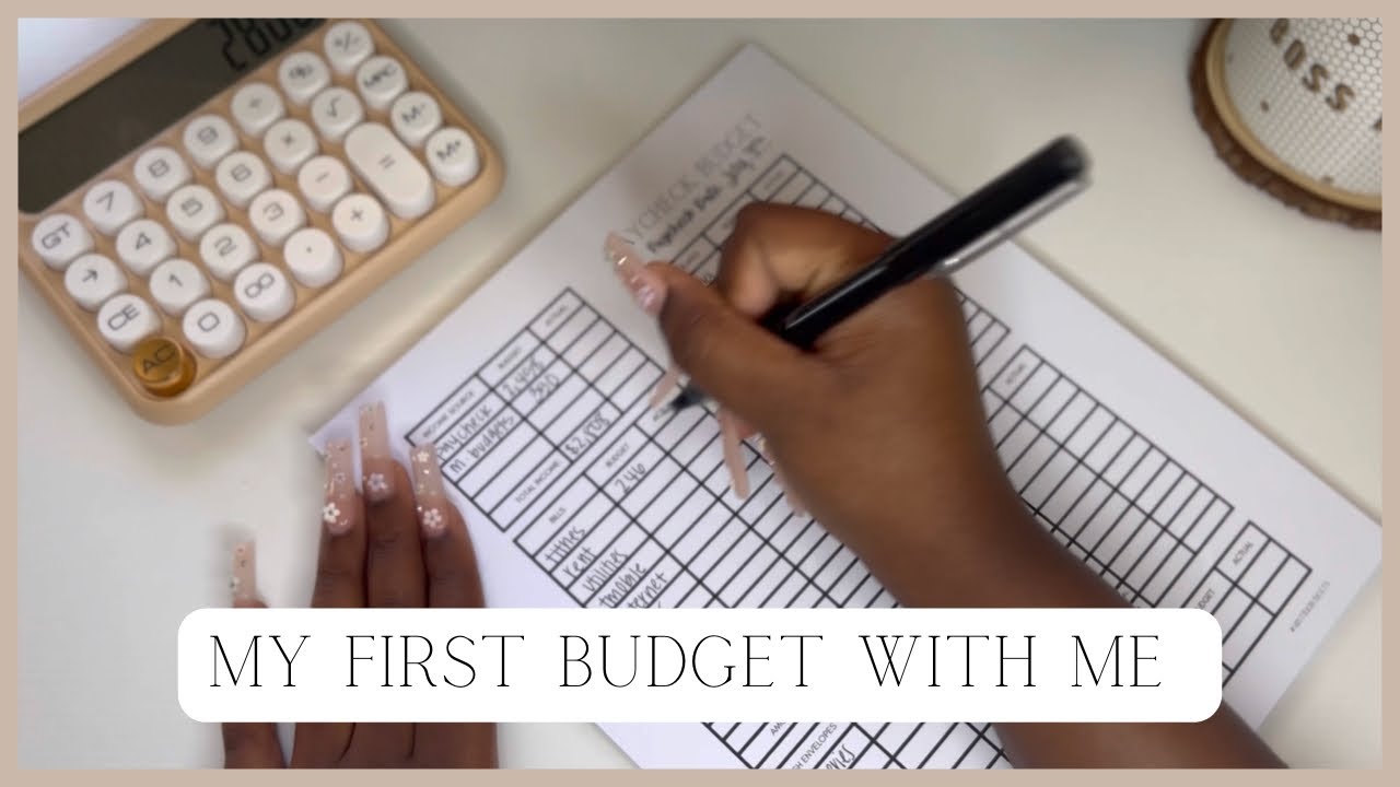 MY FIRST BUDGET WITH ME | first paycheck of July 2023 #budget # ...