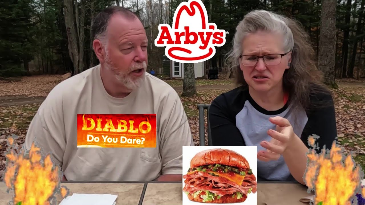 Arby's Diablo Dare Roast Beef Sandwich. Will Our Faces Melt Off? - YouTube