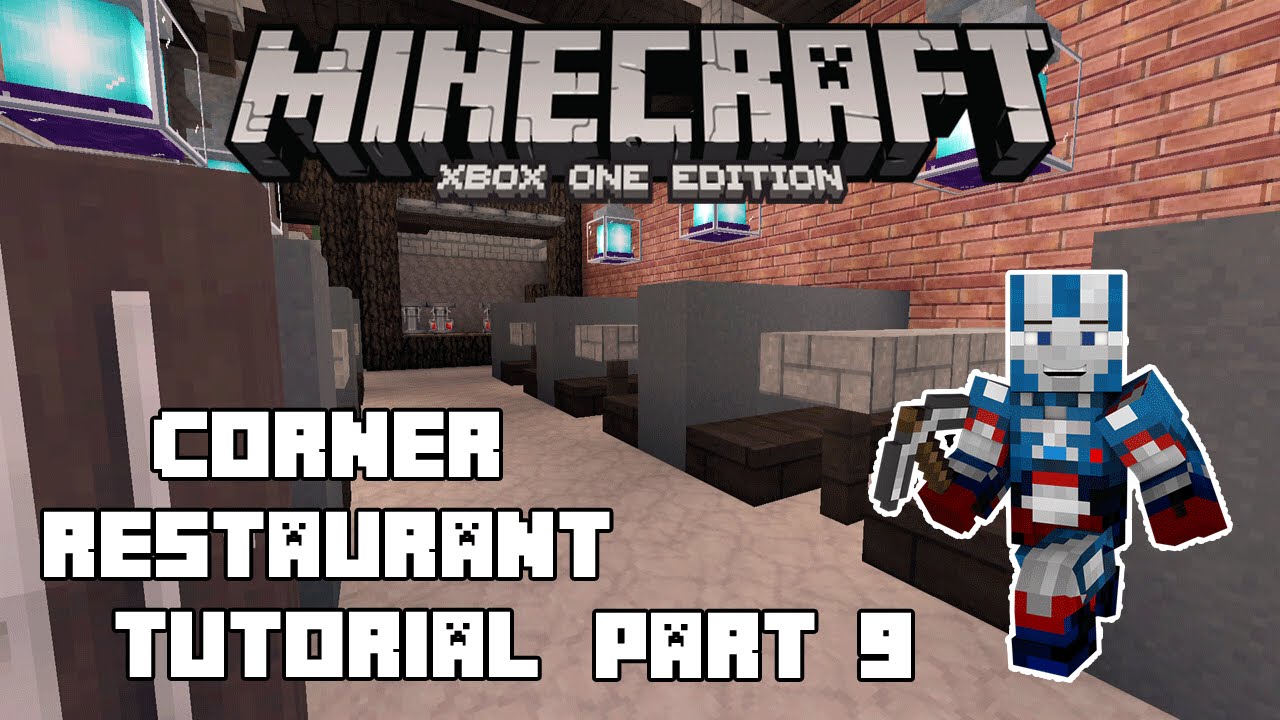 Minecraft Xbox One: Corner Restaurant/Townhouse Tutorial - Part 9 (Xbox ...