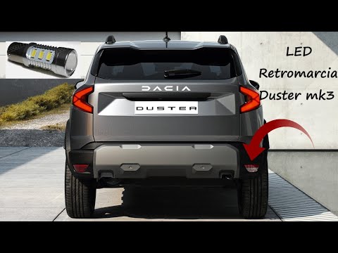 SOSTITUZIONE LAMPADINA RETROMARCIA LED DACIA DUSTER MK3
