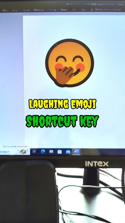 Laughing emoji shortcut key in microsoft word - YouTube