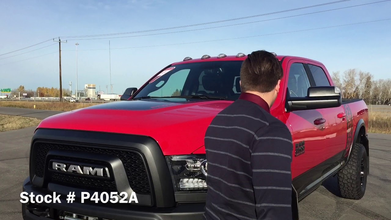 2017 Ram 2500 Power Wagon in Flame Red | Edmonton, AB - YouTube