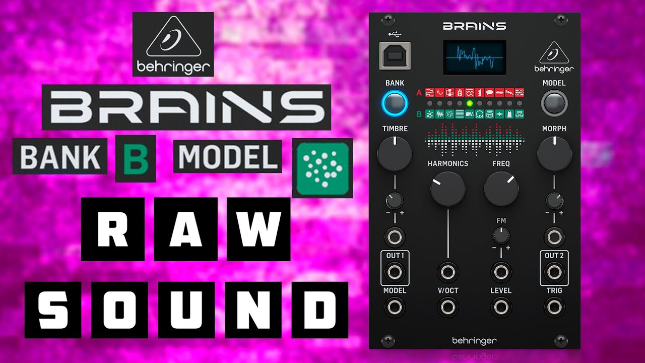 Behringer Brains - B3 - Dust MODEL - RAW SOUND - YouTube
