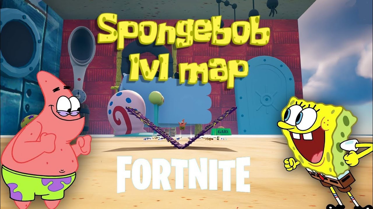 Probando el Mapa de Bob Esponja 1vs1 en fortnite #fortnite #bobesponja ...