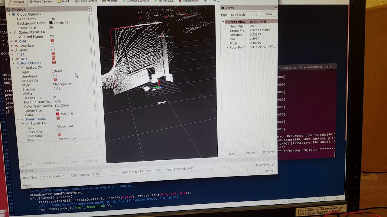 Simple Lidar Scan to Pointcloud - YouTube