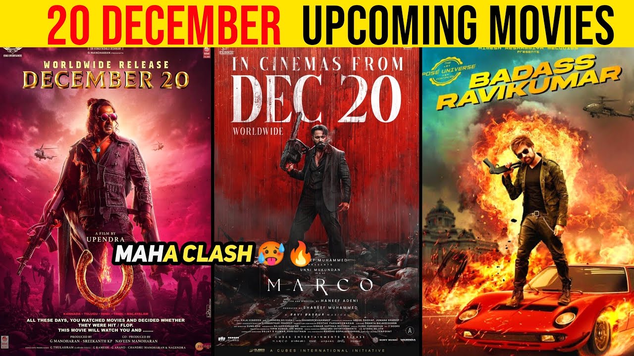 Top 10,20 December 2024 Upcoming Movies In (Hindi)| 20 December ...