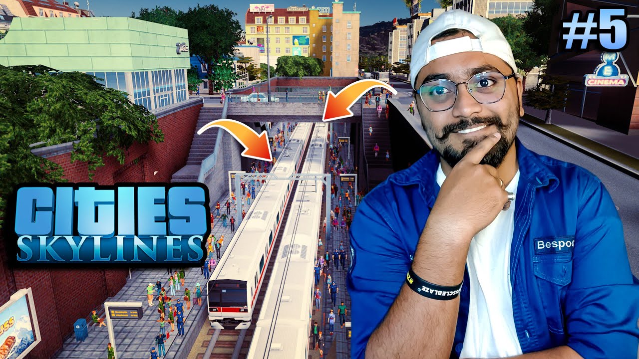 I Build Metro Station in My City - CITIES SKYLINES || Gameplay 5 - YouTube