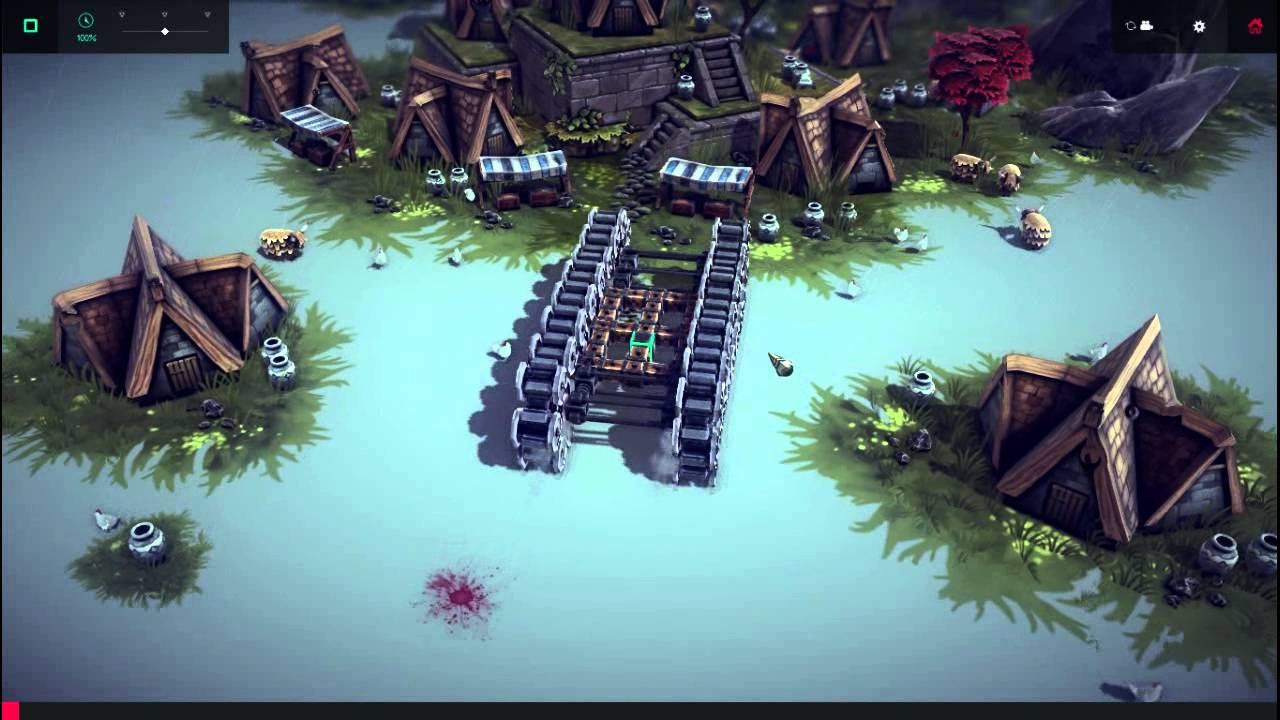 Besiege Tank Chassis 1 - YouTube