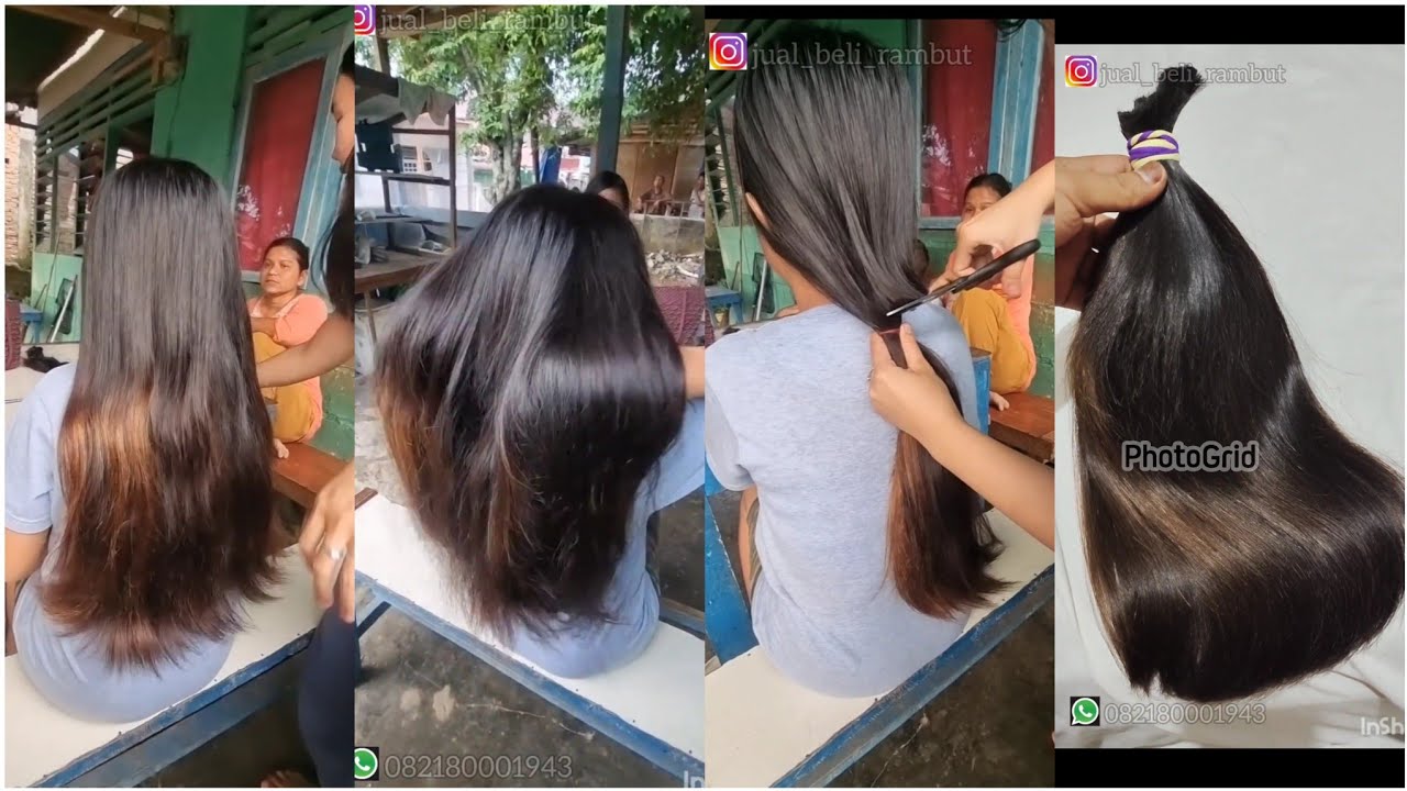 RAMBUT PIRANG PANJANG ANAK SMA DIPOTONG PENDEK | LONG BEAUTY HAIR CUT ...