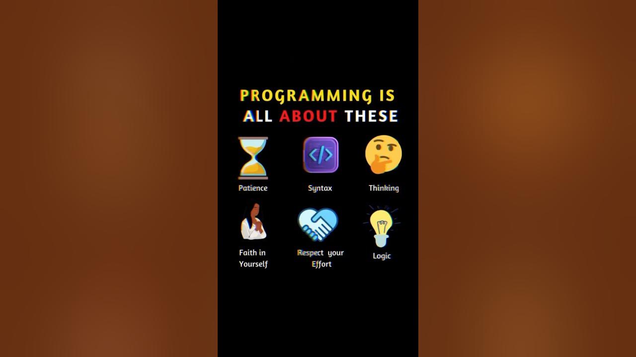Programming Is All About These 🙂 Shorts Youtubeshorts Programming Coding Computerscience