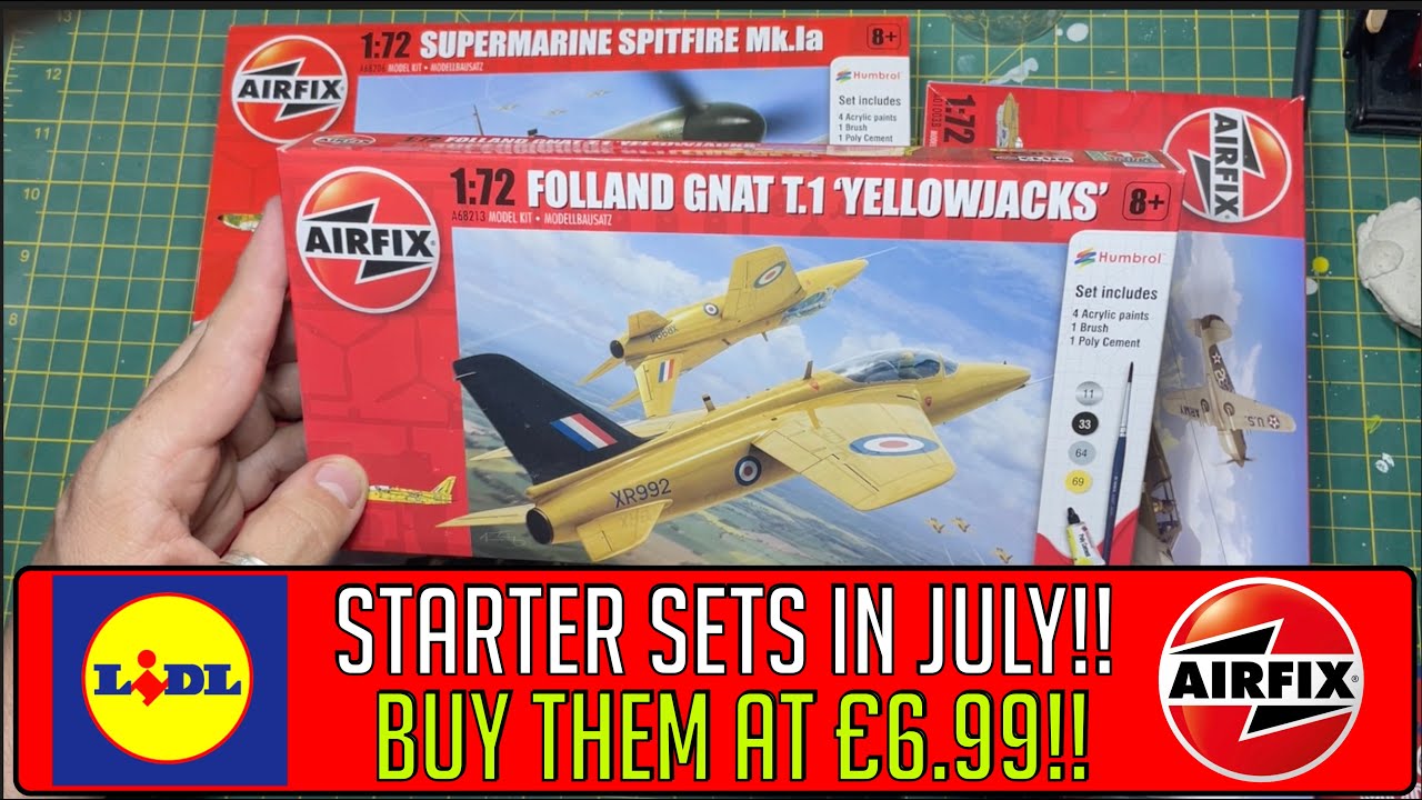 Airfix Starter Sets Return at Lidl: Get Yours Now! 27th July 2023 - YouTube