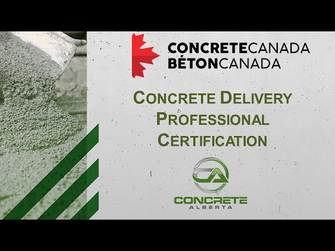 Concrete Alberta's Concrete Delivery Professional Certification Program ...