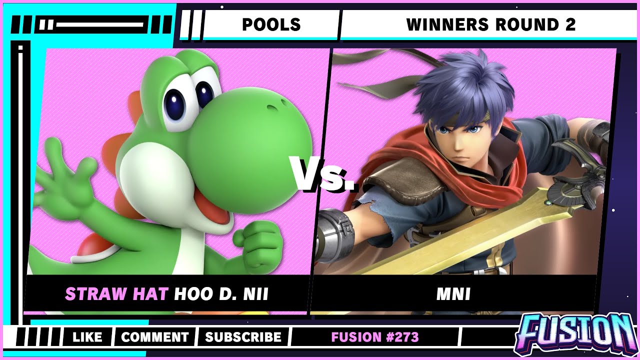 Fusion #273 - Pools - Hoo D. Nii (Yoshi) VS MNI (Ike) - Super Smash ...